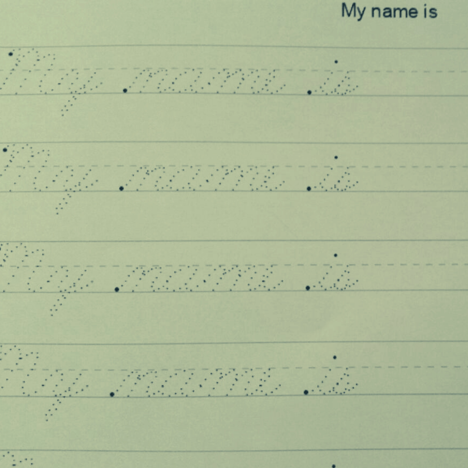 A Few Words About Cursive Writing – Kathleen Jae